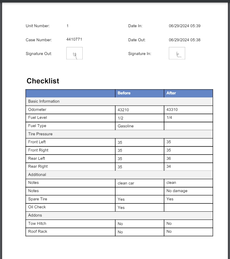 Introducing Our New Customizable Checklist 📋☑ Feature for Vehicle ...