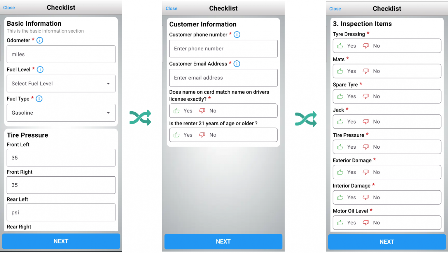 Introducing Our New Customizable Checklist 📋☑ Feature for Vehicle ...